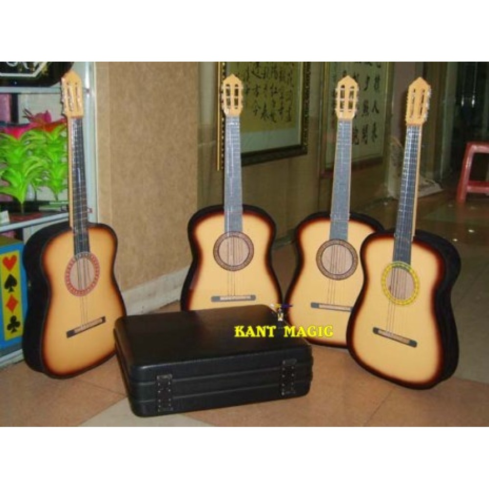 3 APPEARING GUITARS FROM SUITCASE - KM0460