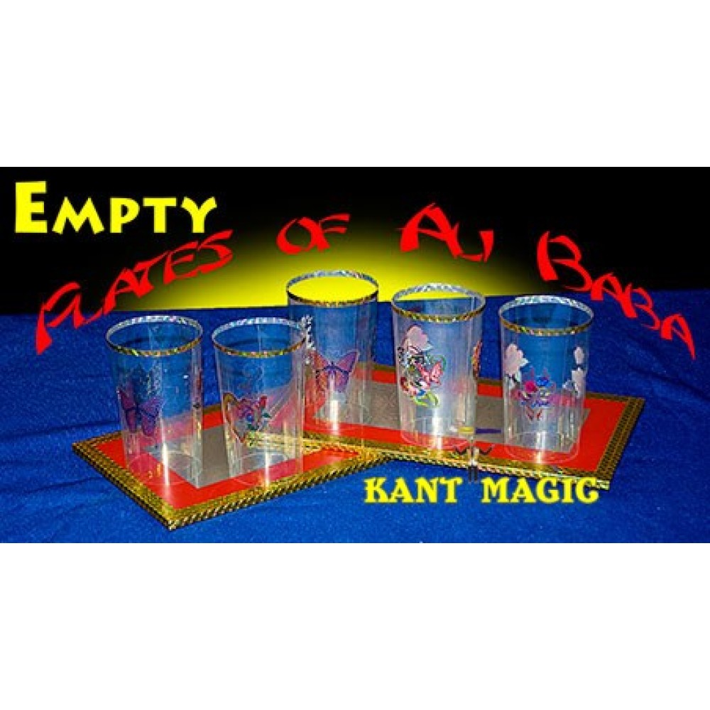 EMPTY PLATES OF ALI BABA - 3 CUPS! - KM0386